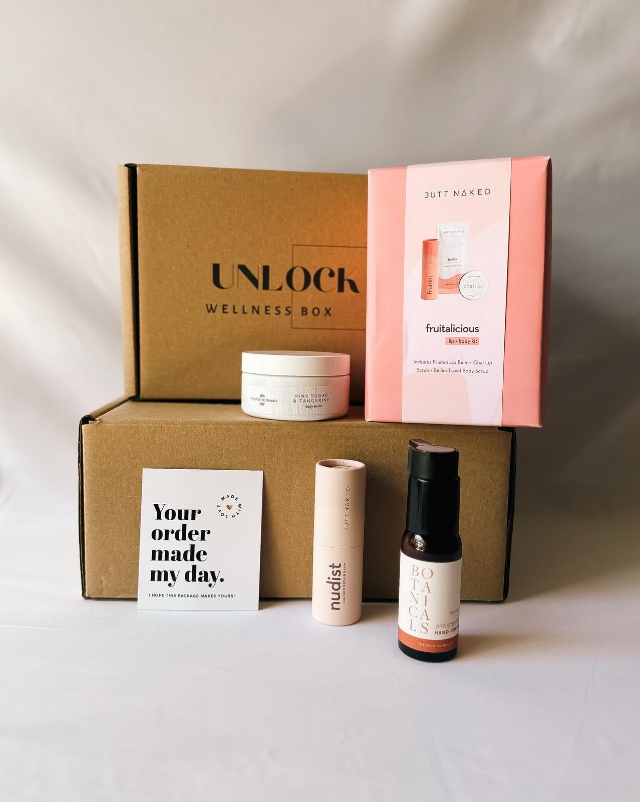 The Radiant Bliss Wellness Box – Gift Hamper – Unlock Wellness Box